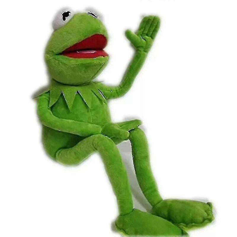 23" The Muppets Kermit Frog Plush Toys Cartoon Soft Doll Frog Anime V_y ...