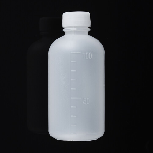 100mL Empty Plastic Sample Reagent Liquid Storage Bottle Graduated ...