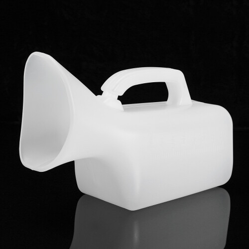 800ml HDPE Heavy Calibre Female Urinal Elder Patient Pee Holder on OnBuy
