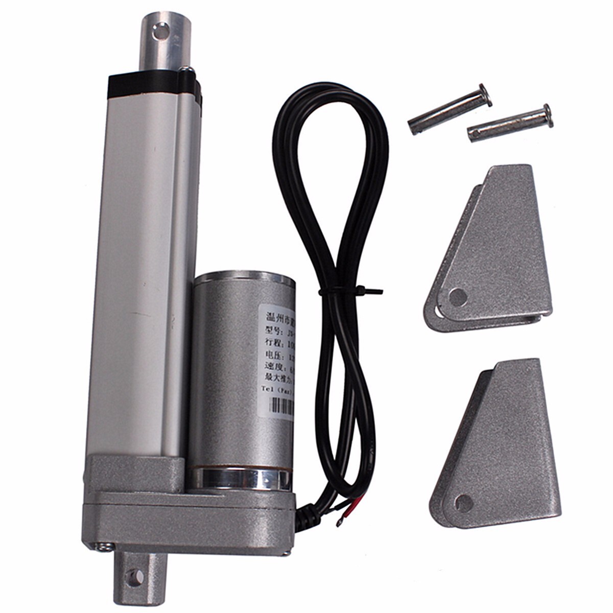 DANIU 200mm Stroke 750N Load Mini Electric Actuator Linear Tubular Motor Motion 12V DC on OnBuy
