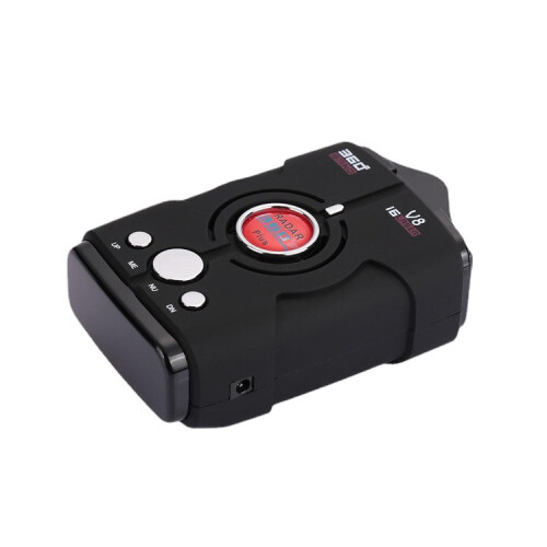 V8 Black 180 Degrees Full-Band Scanning Advanced Radar Detectors and ...