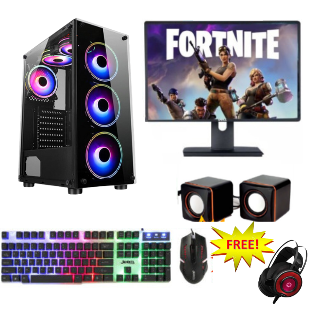 Fast Gaming PC i7-7th, 4TB HDD, 24GB RAM +M2 256 GB SSD + 8GB DDR5 ...