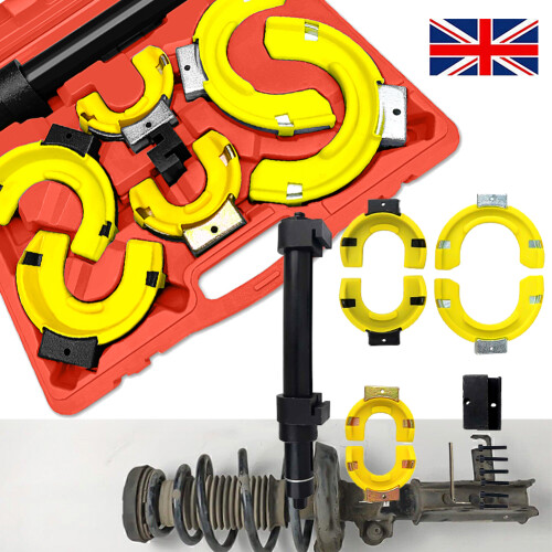 Coil Spring Strut Compressor Set Suspension Spring Compress Tool Kit on ...