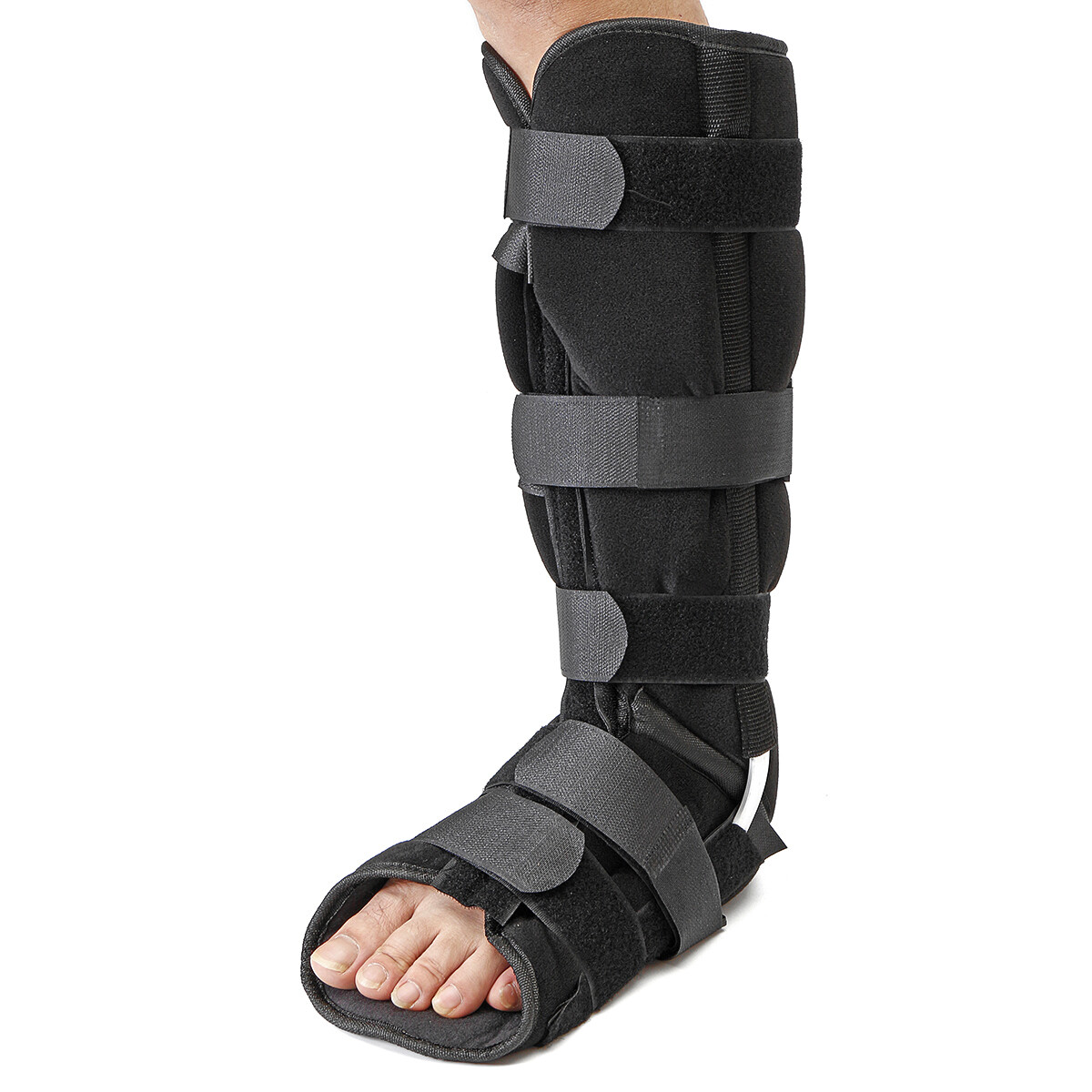 Adjustable Soft Splint Boot Brace Foot Calf Ankle Fixation Brace ...
