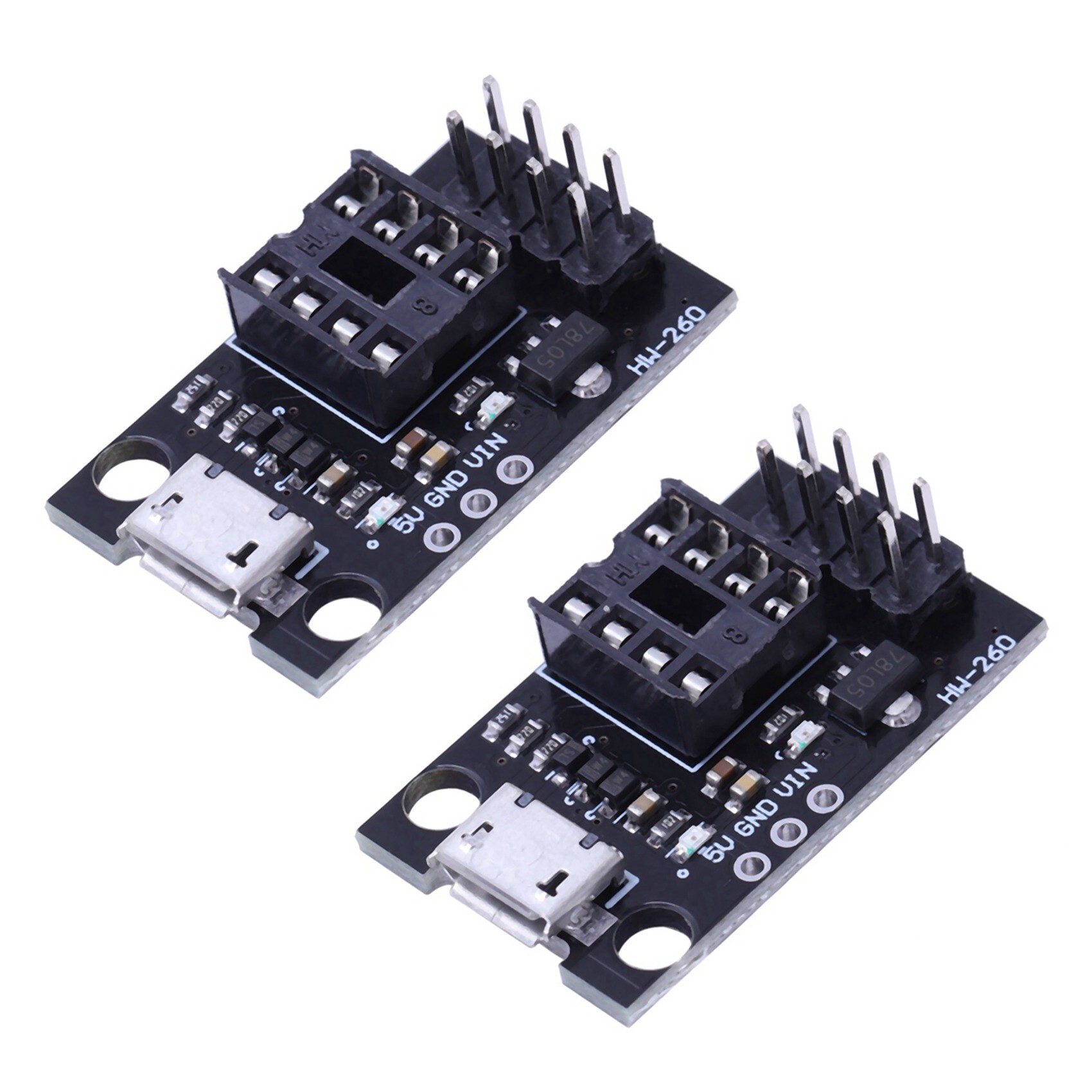 2X Development Programmer Board for ATtiny13A/ATtiny25/ATtiny45/ATtiny85 on OnBuy