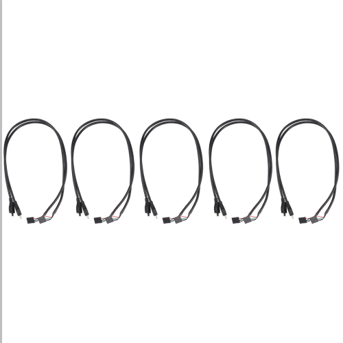 (10-Pack) 50CM 5 Pin Motherboard Female Header to -USB Male Adapter ...