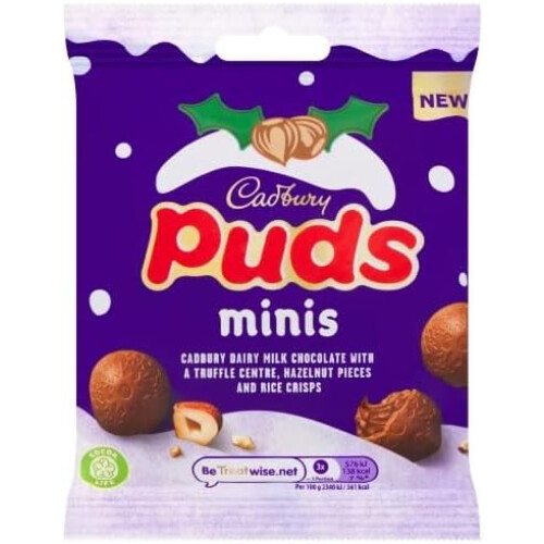 (Pack Of 4) Cadbury Dairy Milk Chocolate Mini Puds Bag 73g on OnBuy