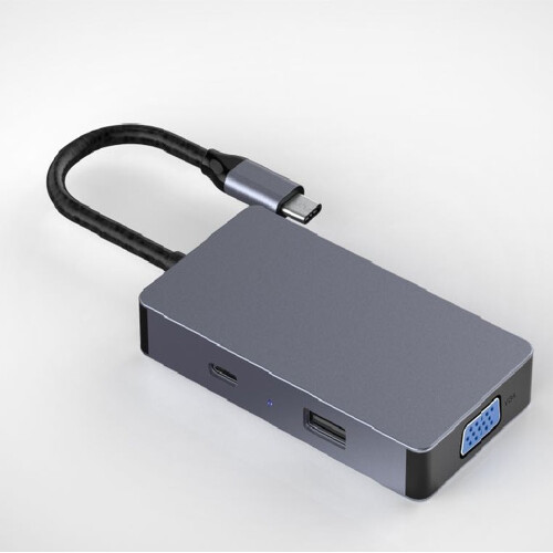 Blueendless HV501 USB C Laptop Docking Station With HDMI VGA PD USB3.0 ...