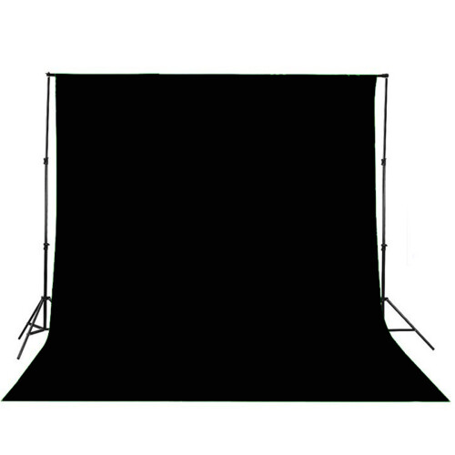 3x2.6M Black Photography Studio Background Backdrop on OnBuy