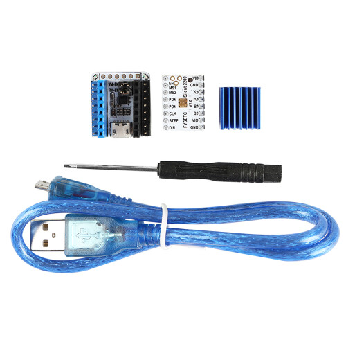 TMC2209 V2.0 Stepper Motor Driver + Tester USB Serial Port Module Board ...