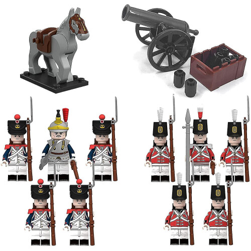 Napoleonic Wars Mini-figures 12packs France Vs British Plastic Army ...