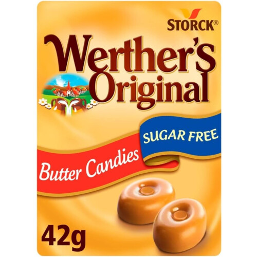 Werthers Sugar Free Sweets Butter Candies - Flip Top Box x 10 x 42g on OnBuy