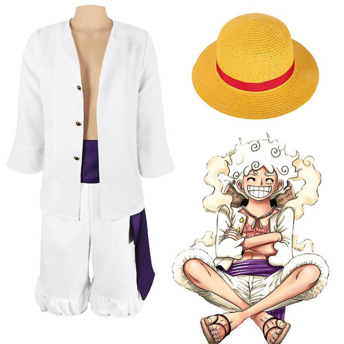 (costume, XXL) Anime Monkey D Luffy Cosplay Costume Nika Luffy Cosplay ...
