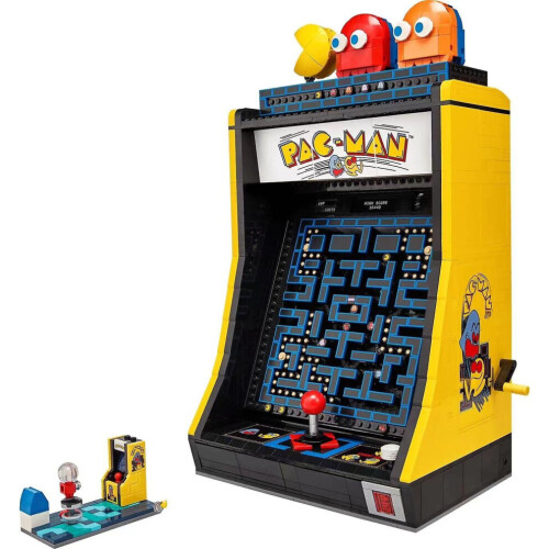 Pac-man Arcade Cabinet Building Blocks Retro Game Machine Bricks Toys ...