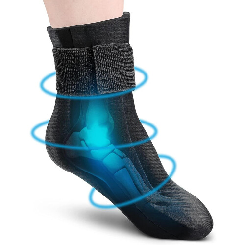 (Large Pack of 1) Reusable Gel Cold Therapy Sock For Hot & Cold Therapy ...