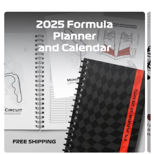 Formula 1 2025 Racing-Themed Planner - 150 Pages on OnBuy