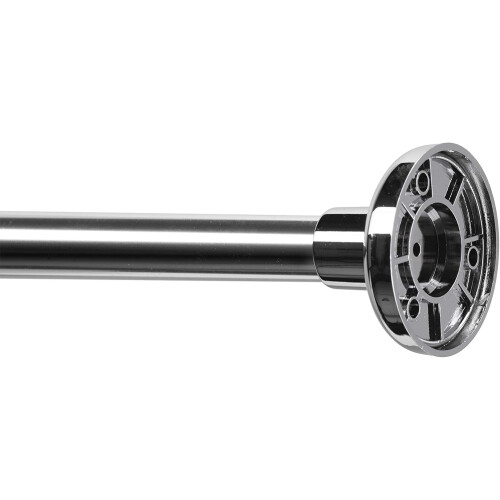 Croydex AD103000 L Shaped Telescopic Silver Shower Curtain Rail 1400mm ...