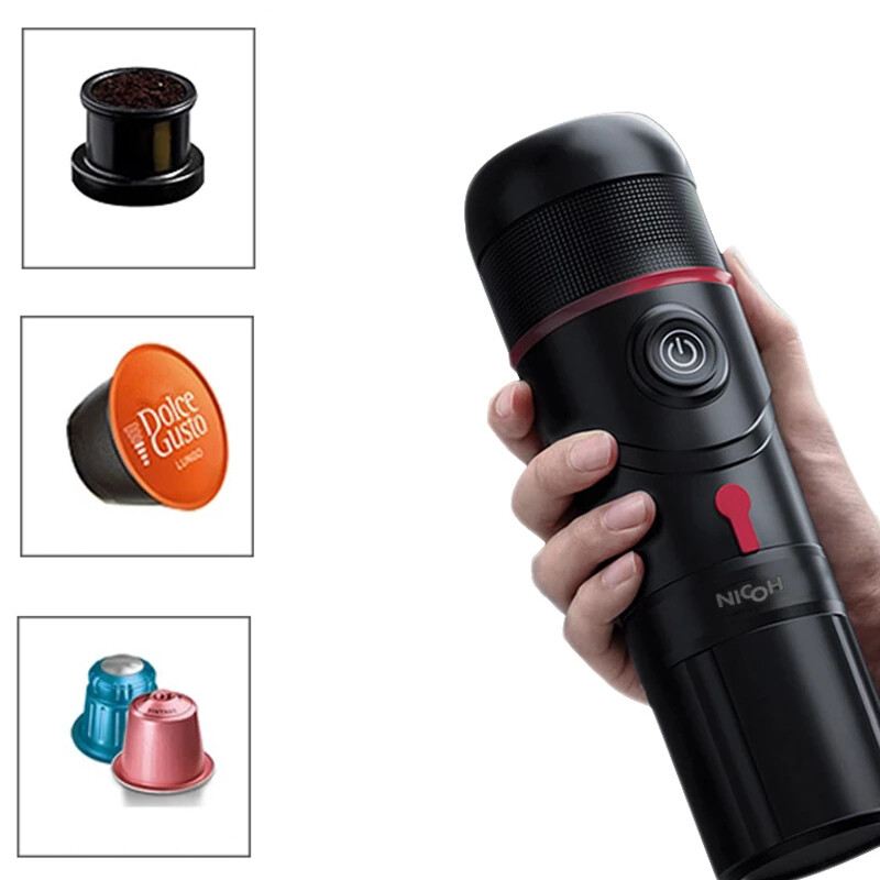 NICOH DC12V Portable Vehicle Coffee Machine Car Expresso Maker ...