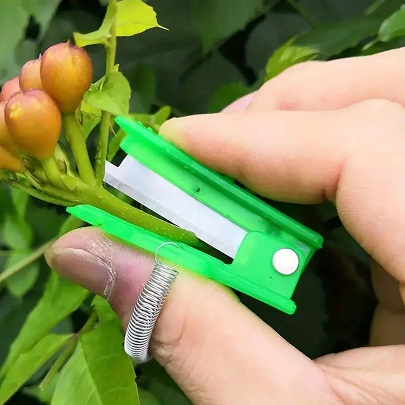 (Green) Multi-Functional Thumb Knife, Picking Finger Knife, Gardening ...