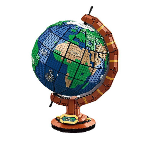 2022 Expert Moc Bricks 2585pcs Earth Globe Modular Building Blocks ...
