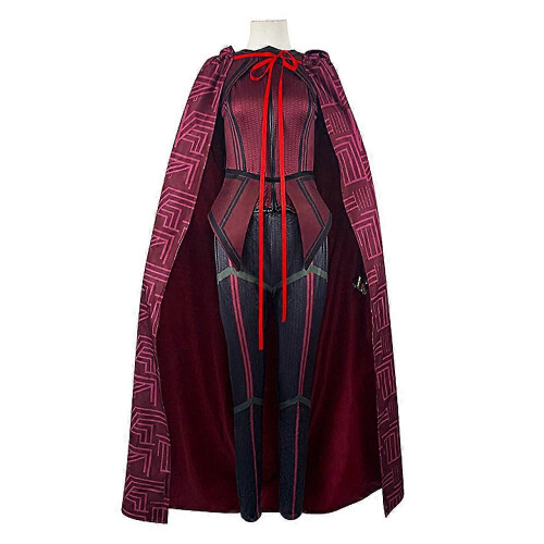 (2XL) Women Wanda Maximoff Costume Scarlet Witch Costume Cosplay Wanda ...