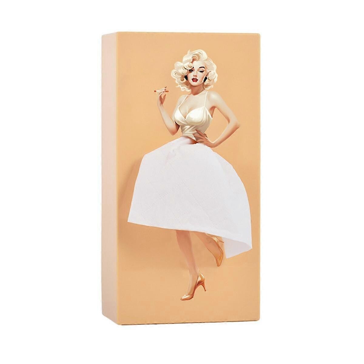 Cartoon Anime Girl Tissue Box Flying Skirt Tissue Box Tutu Girl Face ...