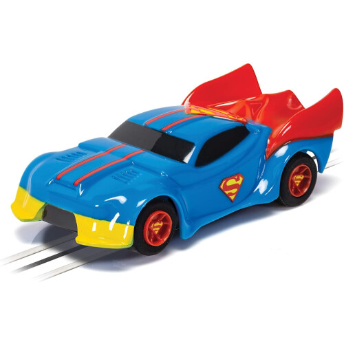Micro Scalextric Cars - Justice League Superman - Toy Slot Car for use ...