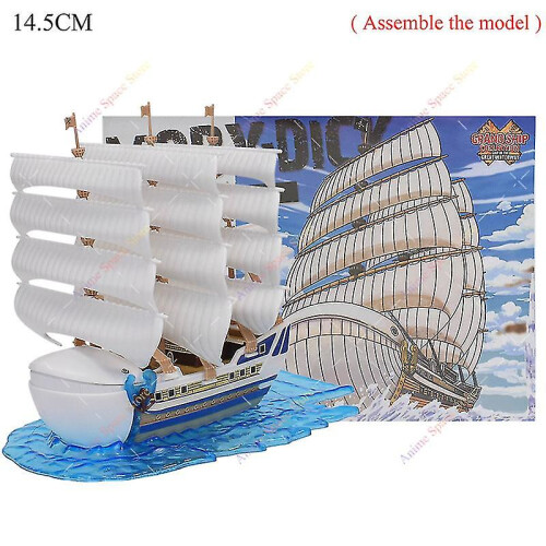(Moby Dick7) 18cm Anime One Piece Figure Thousand Sunny Going Merry ...
