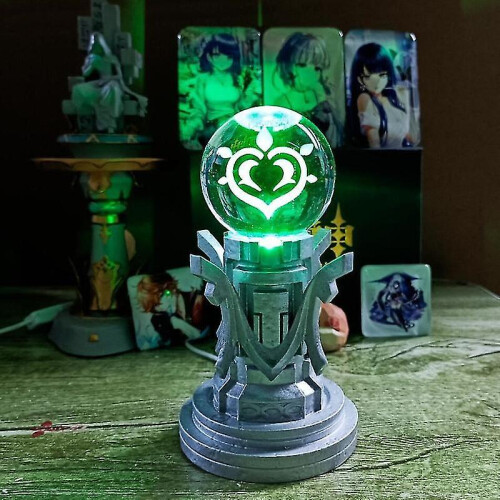 (C) Game Genshin Impact Element God's Eye Vision Night Light Wendi Xiao ...