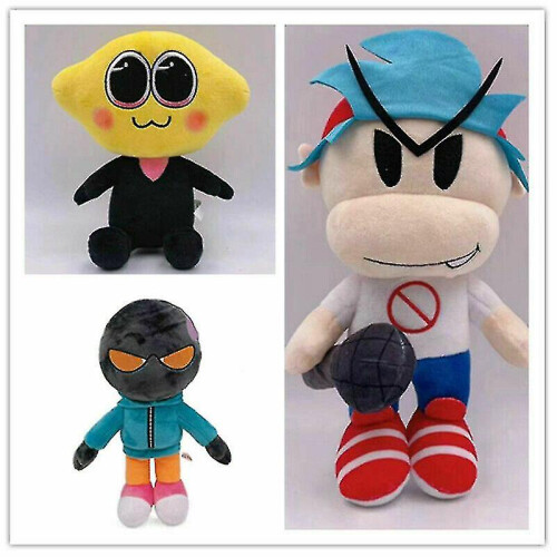 (ABC) Skid And Pump Friday Night Funkin Plush Soft Stuffed Dolls For ...