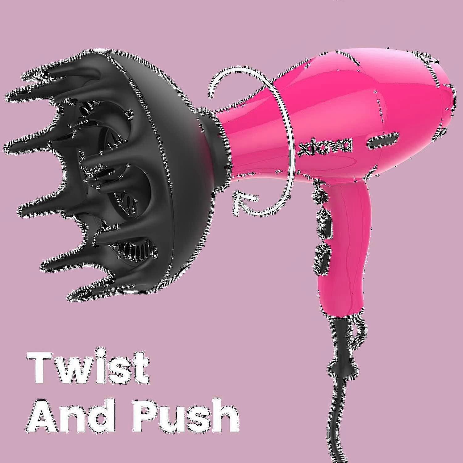 Black Orchid Large Hair Diffuser for Natural Curly Hair on OnBuy