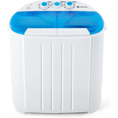 Portable Twin Tub Washing Machine 5 KG Total Capacity Washer And Spin ...