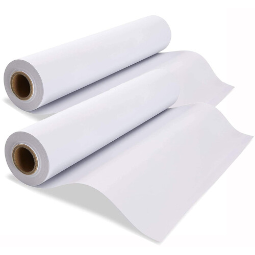 Drawing Paper Roll, 2Pcs White Arts Paper Roll, 43cm x 15m Recycled ...