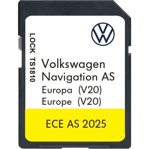 VW (AS) V20 2024 / 2025 MIB2 Discover Media Sat Nav SD Card Map Update ...