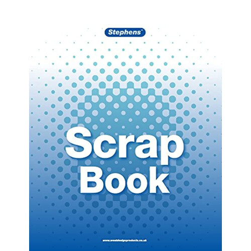 Stephens White Coloured Large Paper Scrapbook Pad, Perfect for Drawing ...