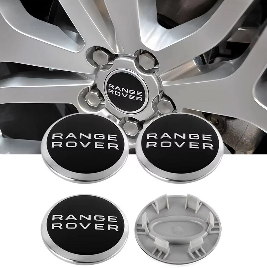 4pcs ABS 63mm Black Car Wheel Center Caps Hub Caps Rims Cover Hubcap ...