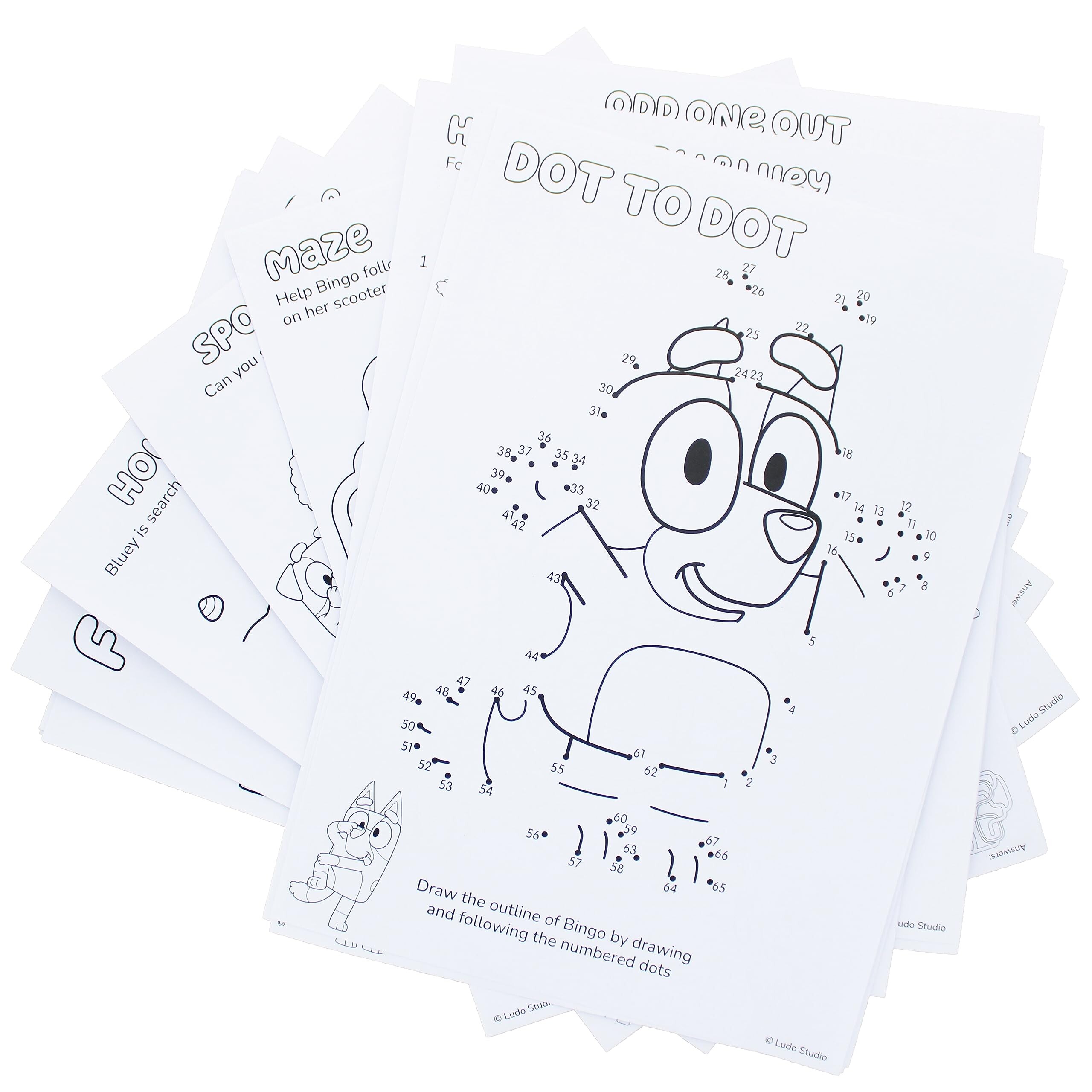 Bluey Poster Activity Set | Bluey Poster Set | Bluey Travel Set | Bluey ...