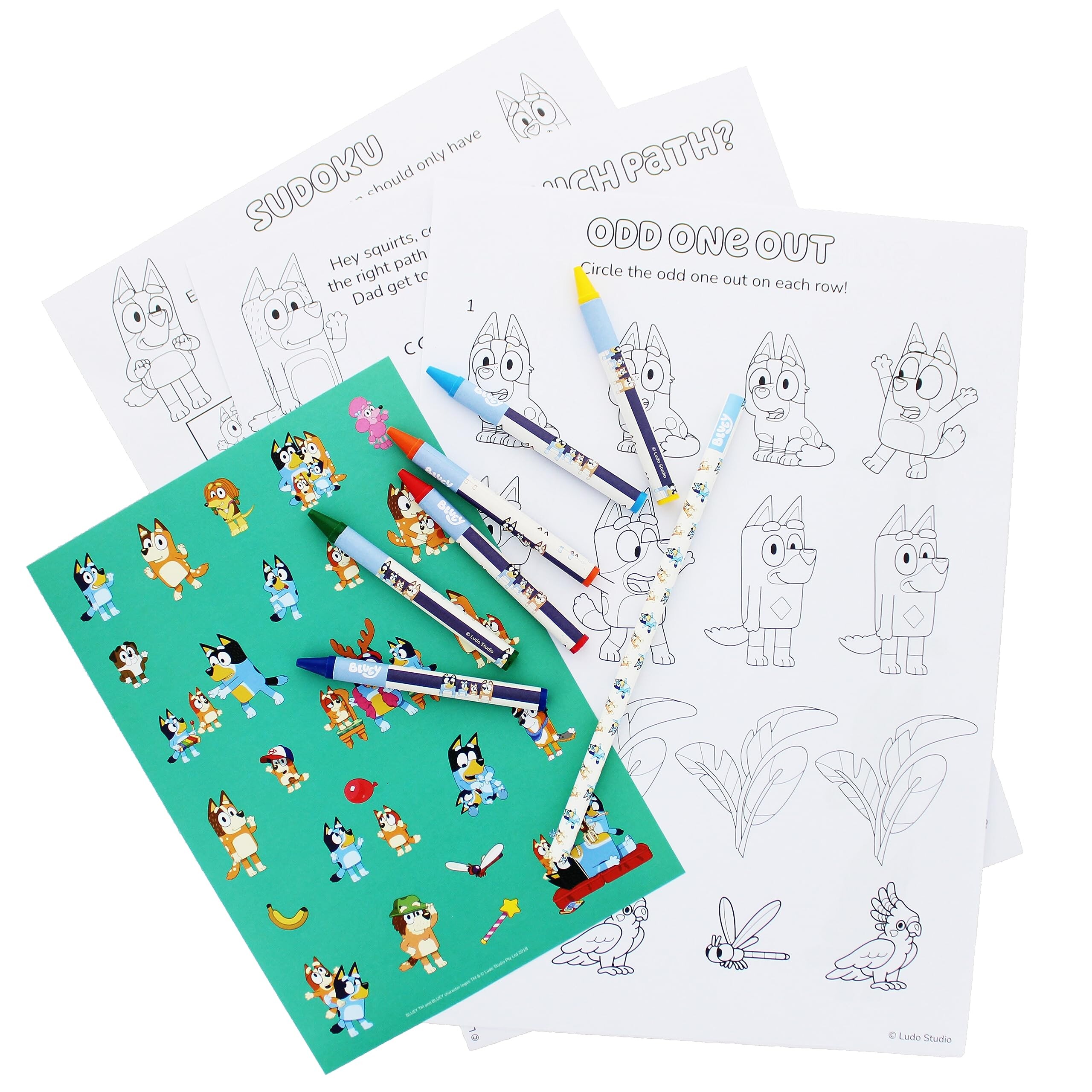 Bluey Poster Activity Set | Bluey Poster Set | Bluey Travel Set | Bluey ...