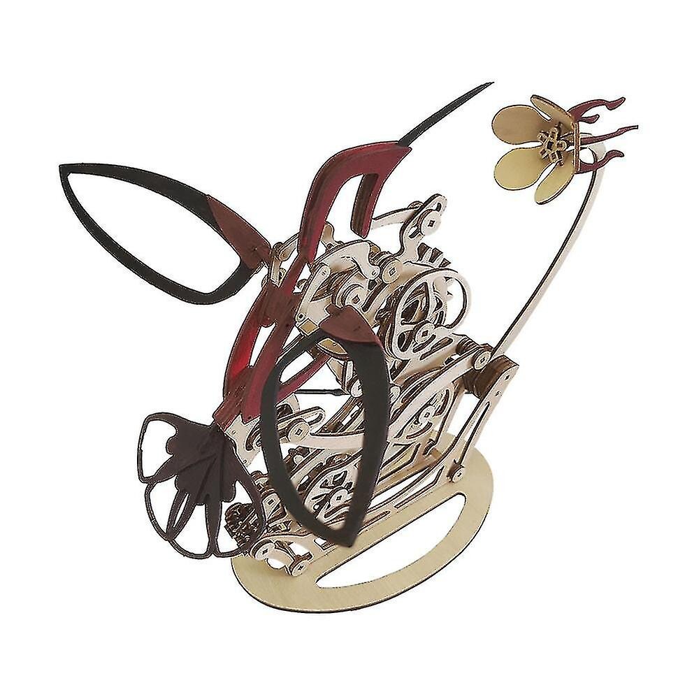 Pxcl (hummingbird)3d Wooden Mechanical Hummingbird Model Puzzle, Hand ...