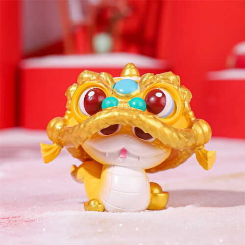 (A) The Year Of Snake Figurines Cute Miniature Snake Statue Lucky ...