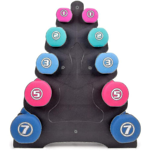 Dumbbell Rack Stand Triangle And Big Leaf 5-tier Dumbbell Storage ...