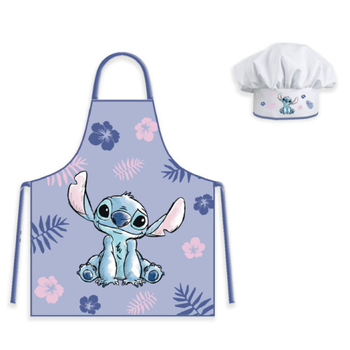Disney Lilo & Stitch Apron and Chef's Hat Set Age 3-8 years on OnBuy