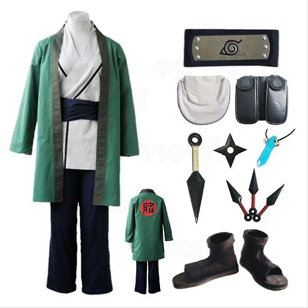 (Tsunade, XL) Uchiha Sasuke Cosplay Costume Outfit Uniform Suit Top ...