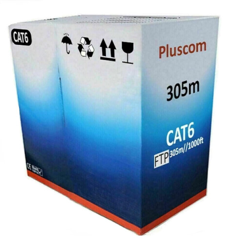 NTEK 305m Cat6 Network Ethernet Cable FTP RJ45 CCA Network CableLAN ...