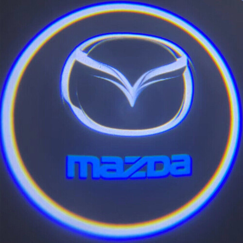 (Logo-1, 2Pcs) 2X Car LED 3D Door Puddle Welcome Courtesy Shadow Lights ...