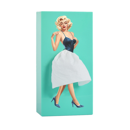 Cartoon Anime Girl Tissue Box Flying Skirt Tissue Box,B on OnBuy