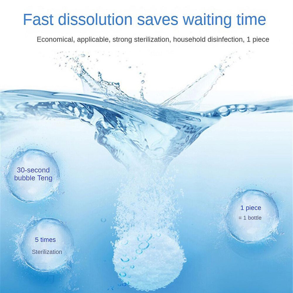 100/200pcs Food Grade Chlorine Dioxide Effervescent Tablet Clo2 Anti ...