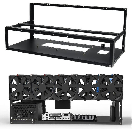 Mining Rig Frame 8 Gpu Stackable Mining Case Rack, Open Mining Rig ...