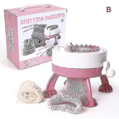 Knitting Machine 22 Needles Smart Weaving Loom Knitting Round Rotating ...