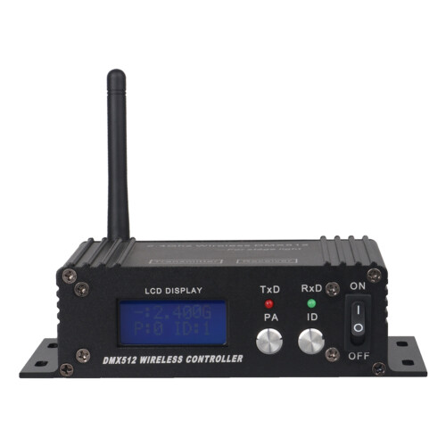 DMX 512 Wireless Controller Receiver Transmitter LCD Display -EU Plug ...
